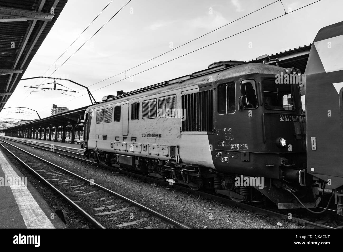 Train at Bucharest North Railway Station (Gara de Nord Bucharest ...