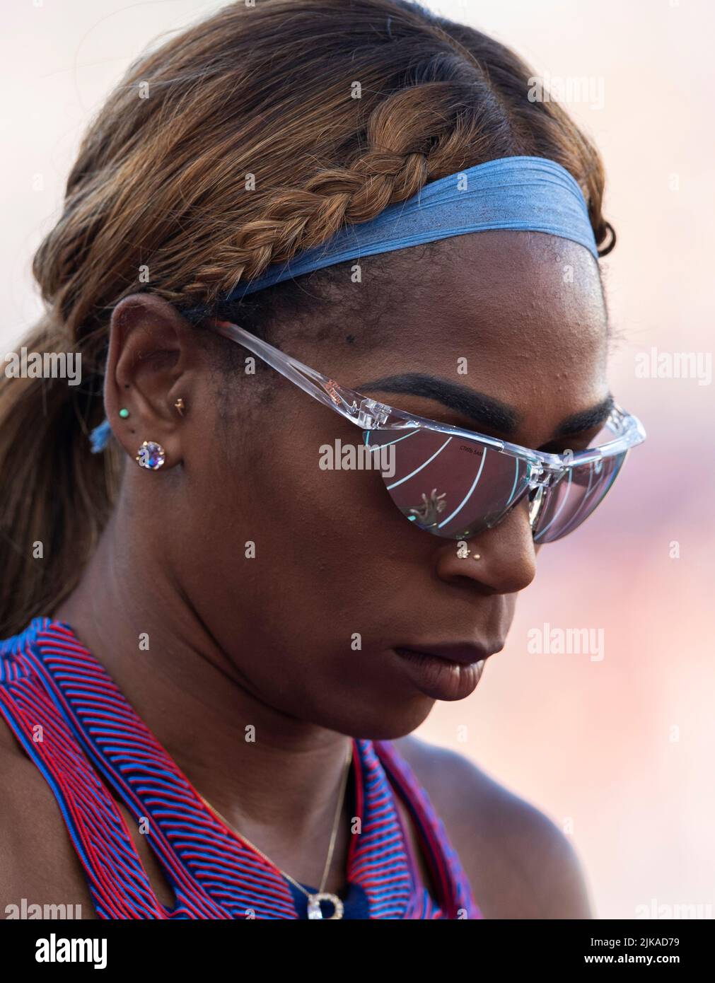 Raevyn Rogers (USA) competing in the women’s 800m semi final on day ...