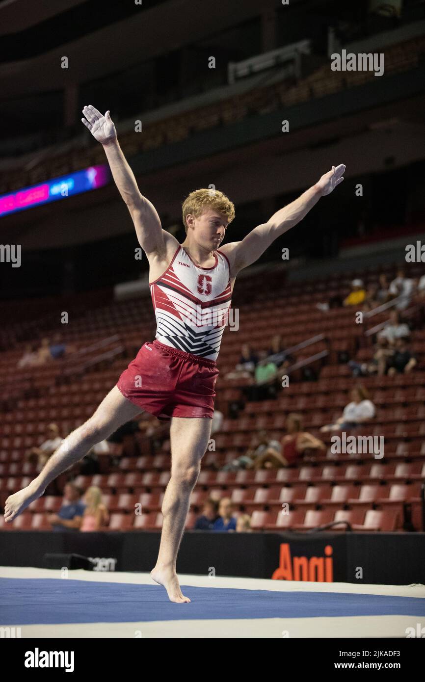 July 31, 2022: Riley Loos from Stanford competes during the 2022 U.S ...