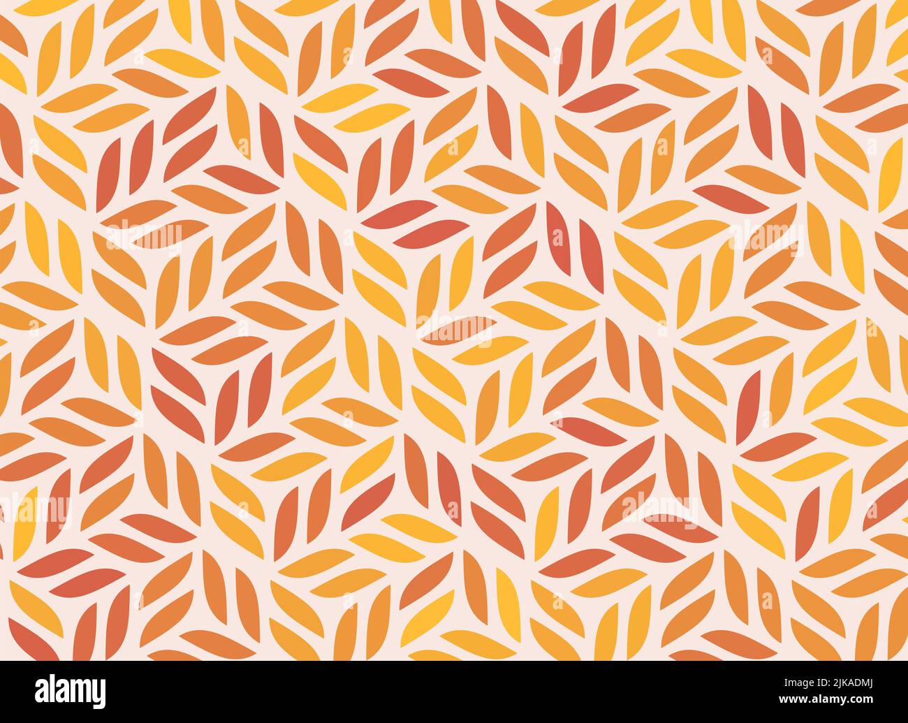 abstract red orange rectangle, retro styled leaf pattern, geometric ...