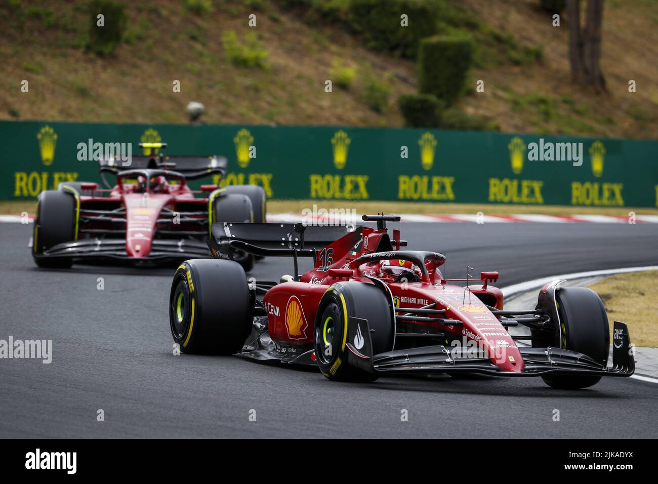 16 LECLERC Charles (mco), Scuderia Ferrari F1-75, action during the ...