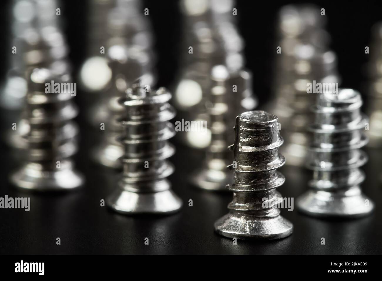 A group of Small bolts for computer equipment and computer assembly on ...