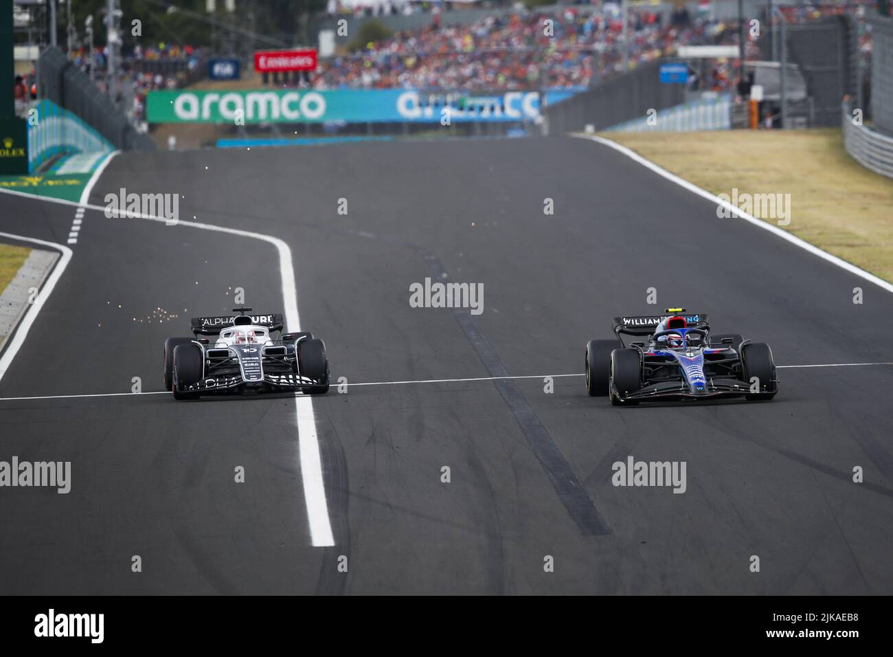 06 LATIFI Nicholas (can), Williams Racing FW44, 10 GASLY Pierre (fra), Scuderia AlphaTauri AT03 ...