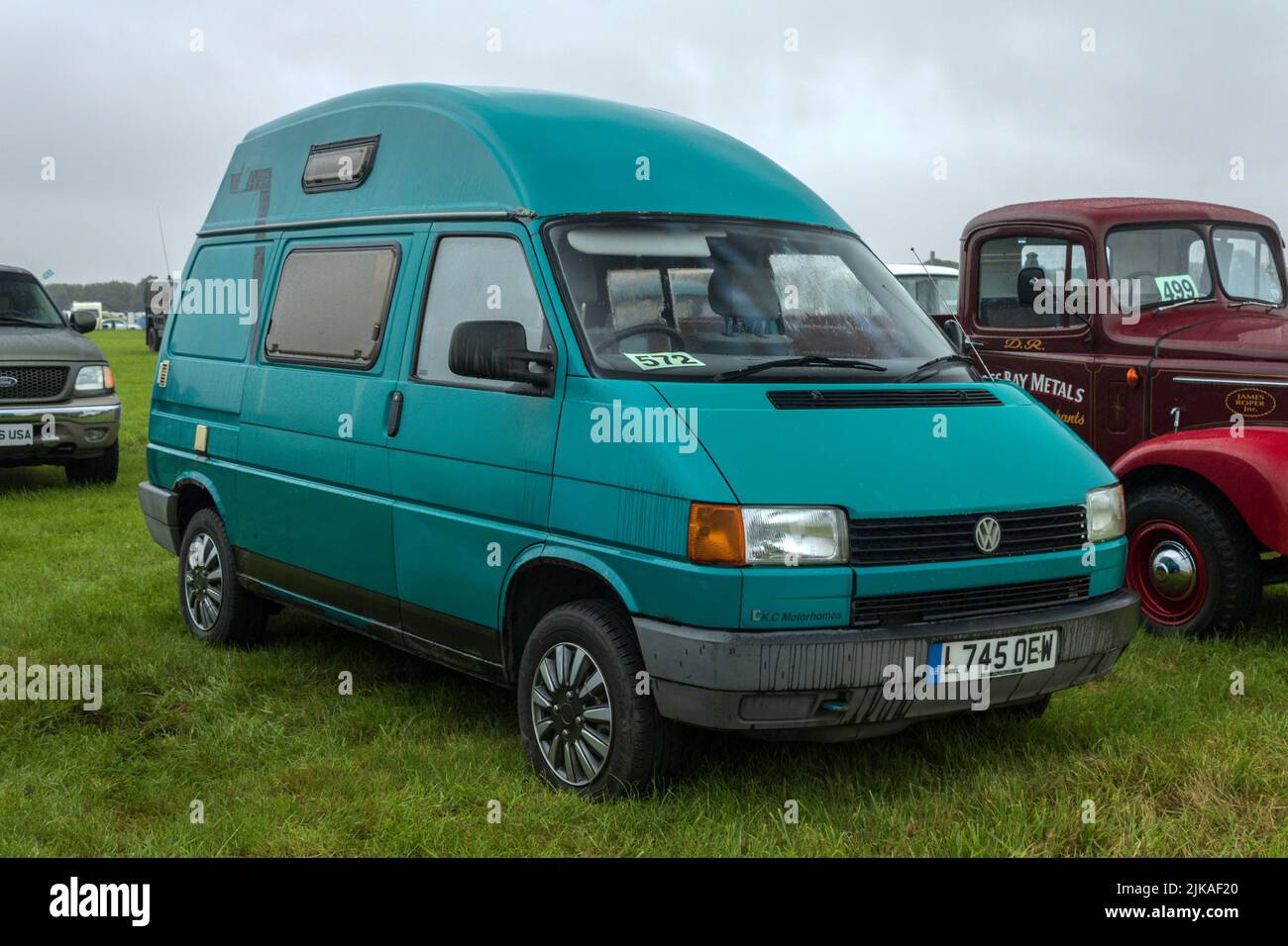 Volkswagen camper van. Cumbria Steam Gathering 2022 Stock Photo - Alamy