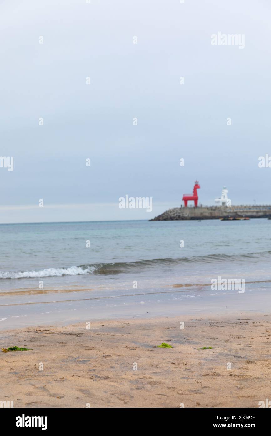 Iho Tewoo beach in Jeju Island of Korea Stock Photo - Alamy