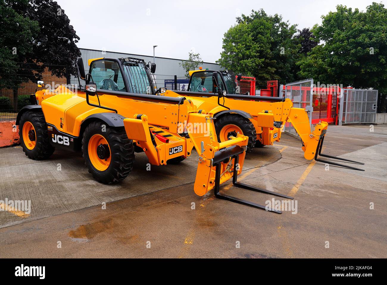 Jcb 14m telehandler hi-res stock photography and images - Alamy