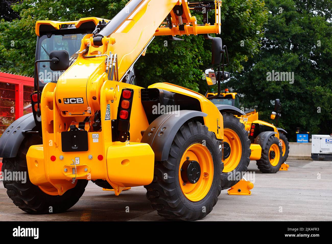 Jcb 14m telehandler hi-res stock photography and images - Alamy