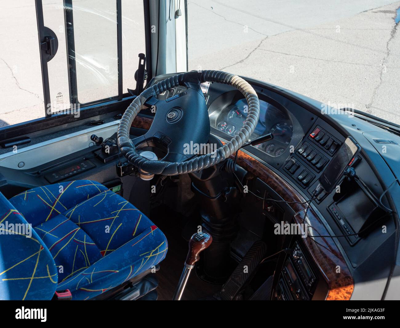 Volvo Bus Driver Cabin