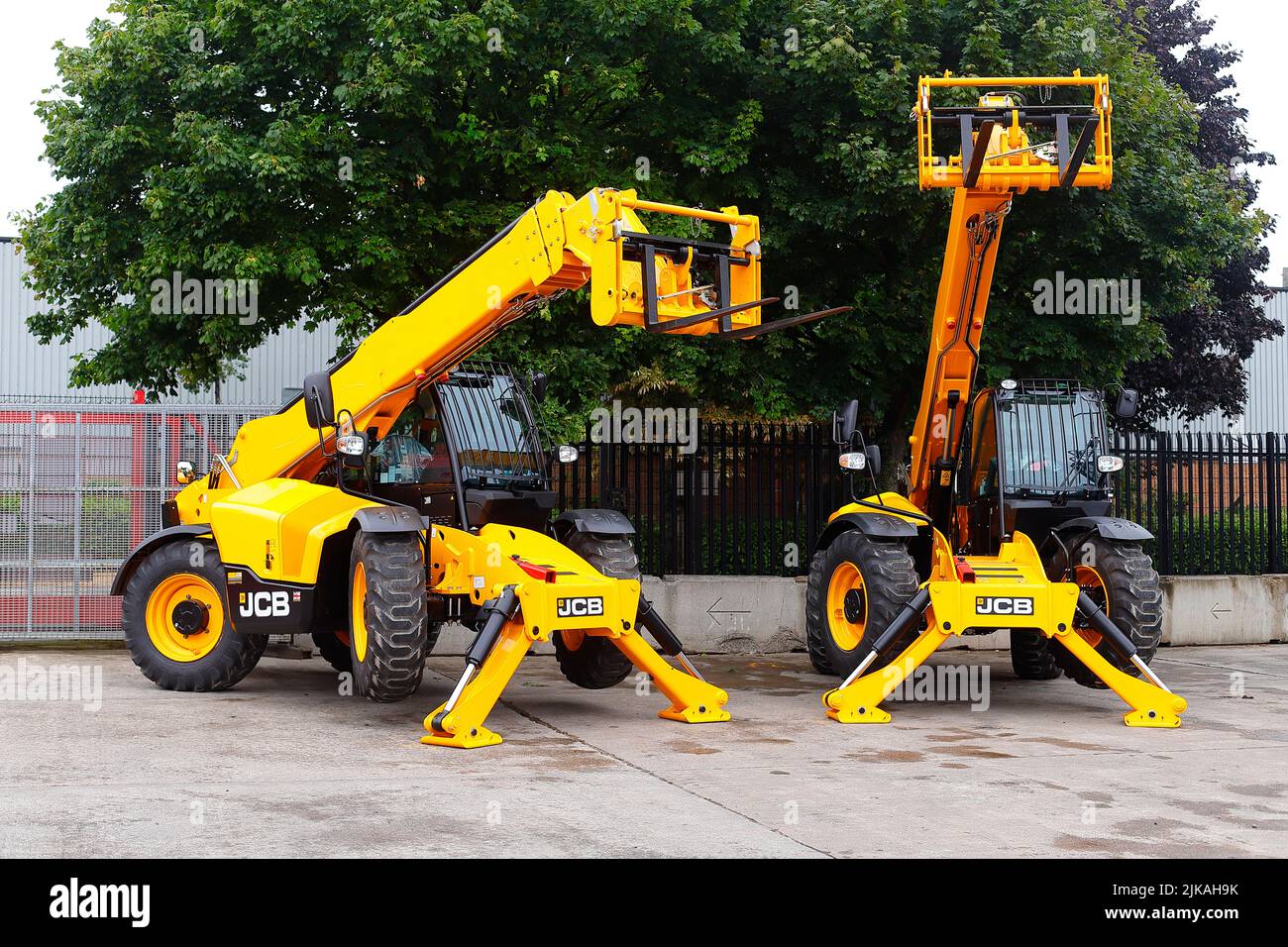 Jcb 14m telehandler hi-res stock photography and images - Alamy