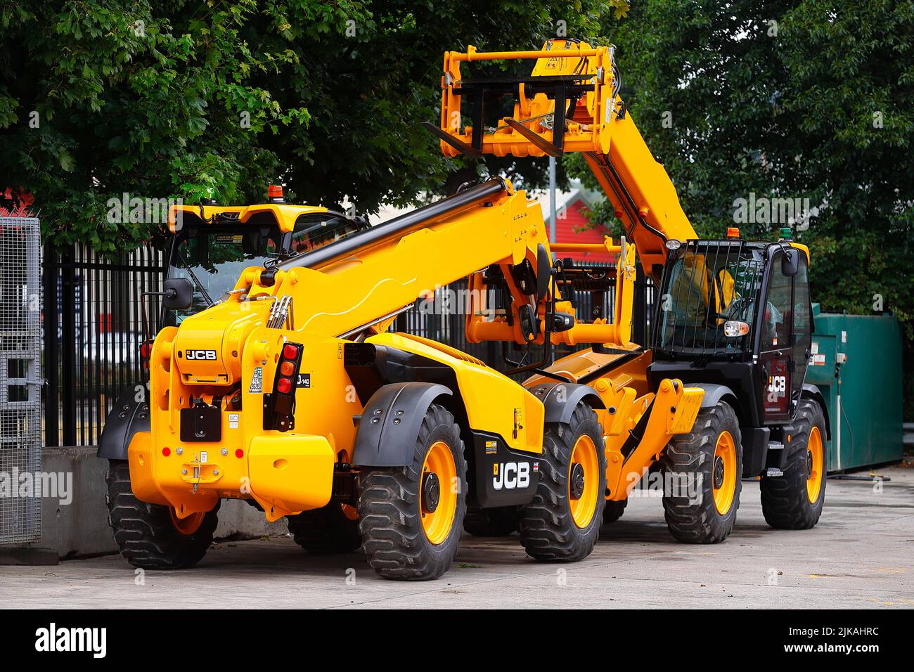 Jcb 14m telehandler hi-res stock photography and images - Alamy