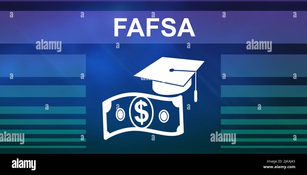 Illustration of a fafsa concept Stock Photo - Alamy