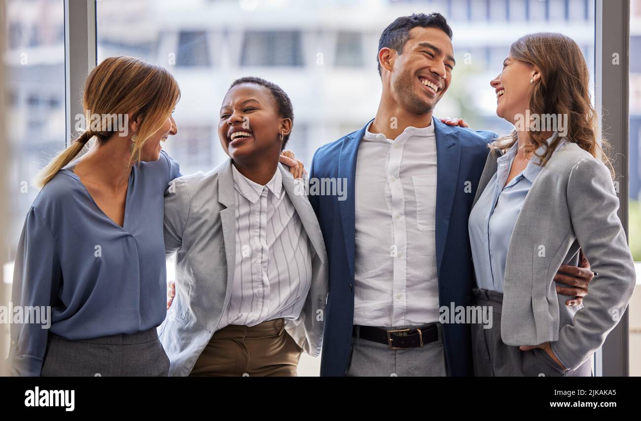 Were a team focused on rapport. a diverse group of businesspeople ...