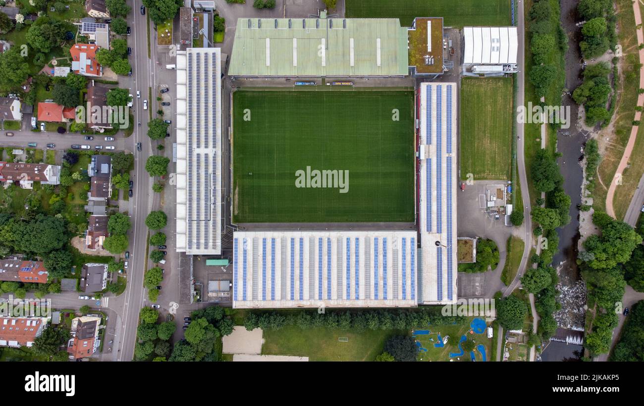 Dreisamstadion Stadium, home of SC Freiburg professional soccer ...