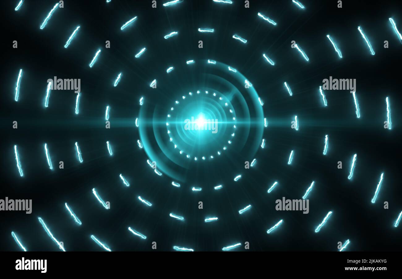 Optical tech lens flares light effect.Futuristic technology background ...