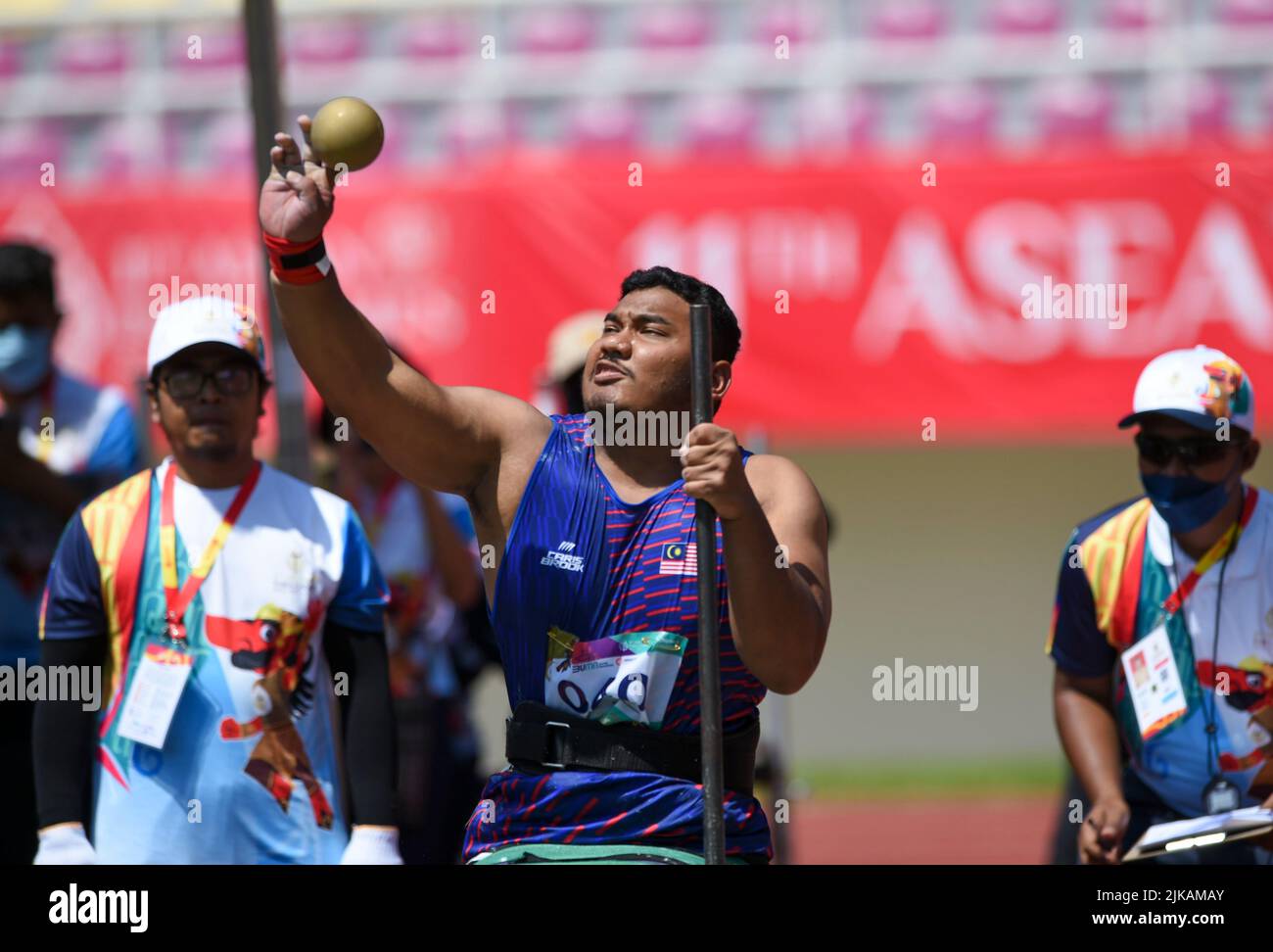Surakarta, Indonesia. 1st Aug, 2022. Mohammad Zikri bin Zakari of ...