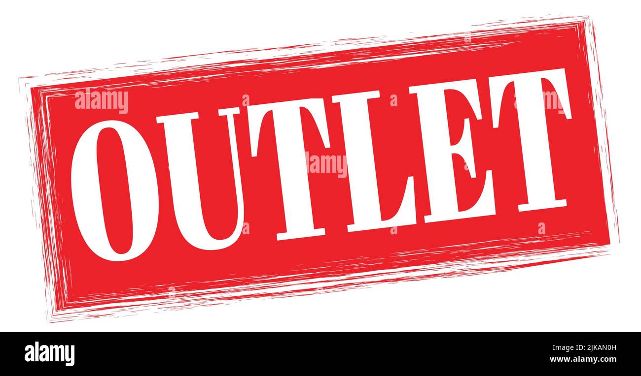 Outlet stamp Cut Out Stock Images & Pictures - Alamy