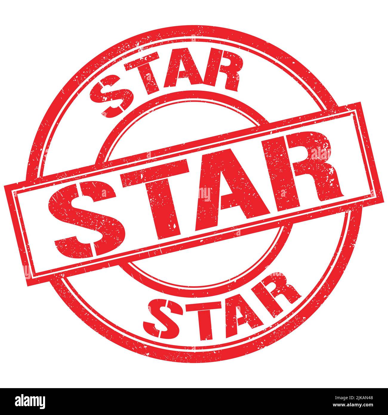 STAR text written on red round stamp sign Stock Photo - Alamy
