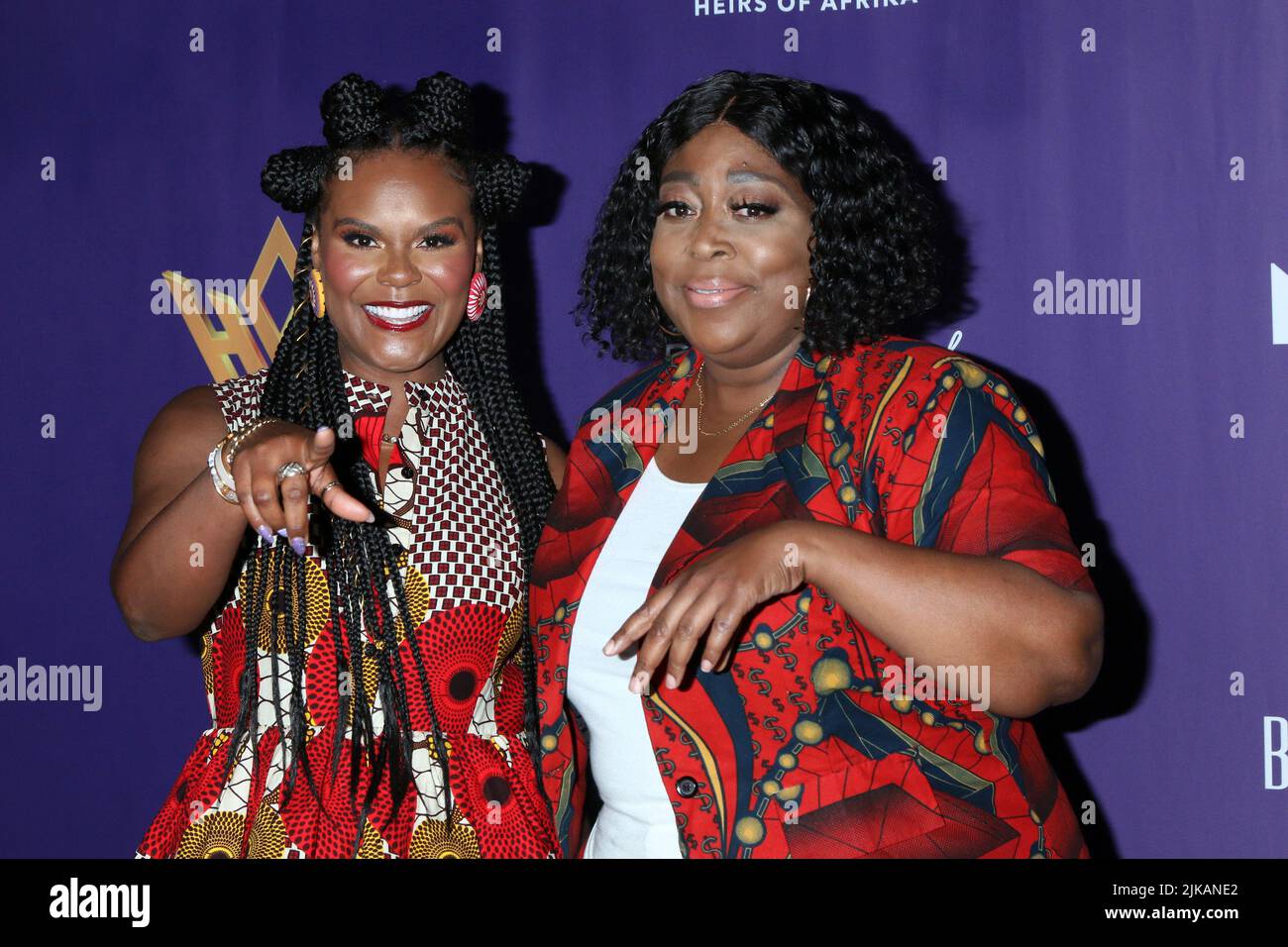 LOS ANGELES - JUL 31: Tabitha Brown, Loni Love at the Heirs of Afrika ...