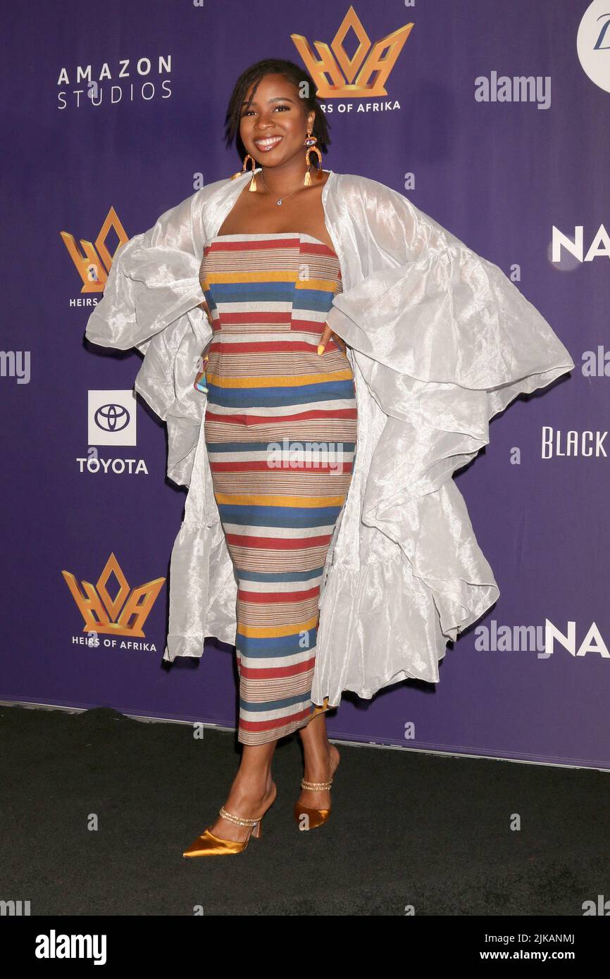 LOS ANGELES - JUL 31: Vanessa Mbonu at the Heirs of Afrika 5th Annual ...
