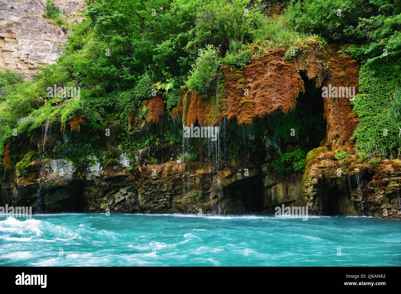 Sulak canyon. One of the deepest canyons in the world and the deepest ...