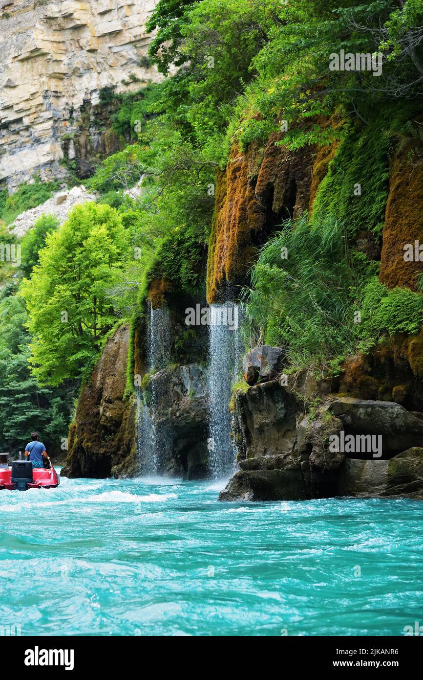 Sulak canyon. One of the deepest canyons in the world and the deepest ...