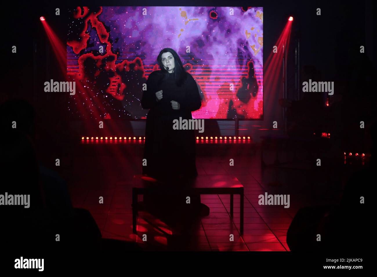 KYIV, UKRAINE - JULY 29, 2022 - Actress Olha Sobko is pictured during ...