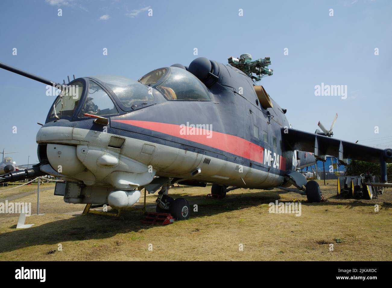Mil Mi-24D Hind, 353246405029, Midland Air Museum, Coventry Stock Photo ...