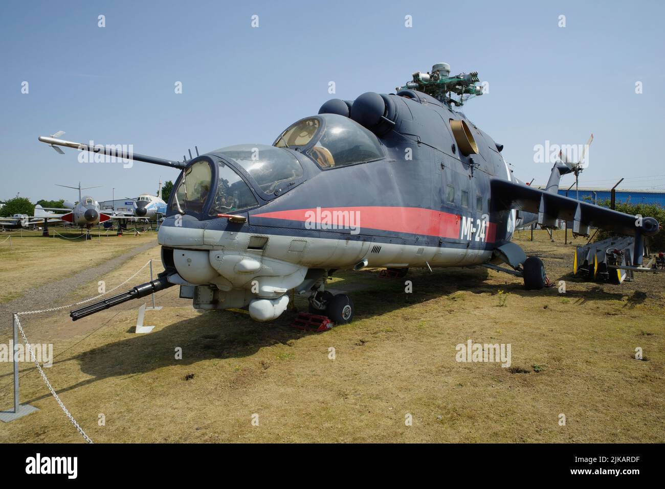 Mil Mi-24D Hind, 353246405029, Midland Air Museum, Coventry Stock Photo ...