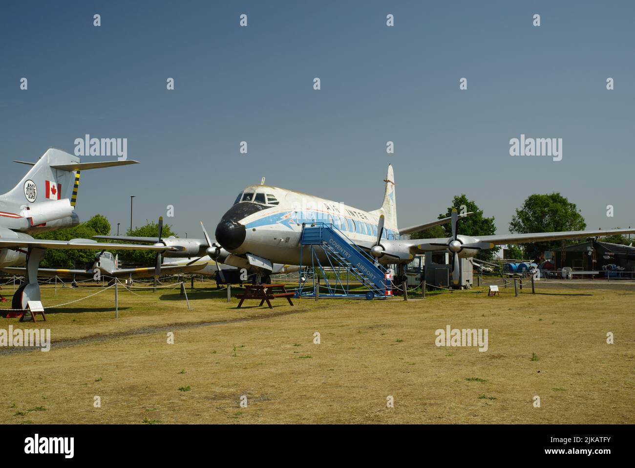 Vickers Viscount F-BGNR, at Midlands Air Museum, Coventry Stock Photo ...
