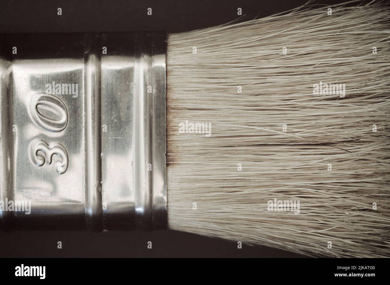 paintbrush with size number Stock Photo - Alamy