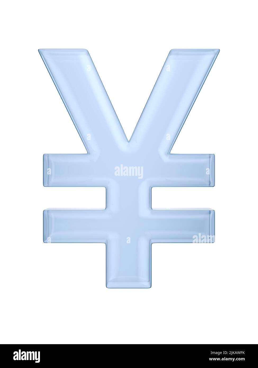 symbol Yen on white background. Isolated 3D illustration Stock Photo ...
