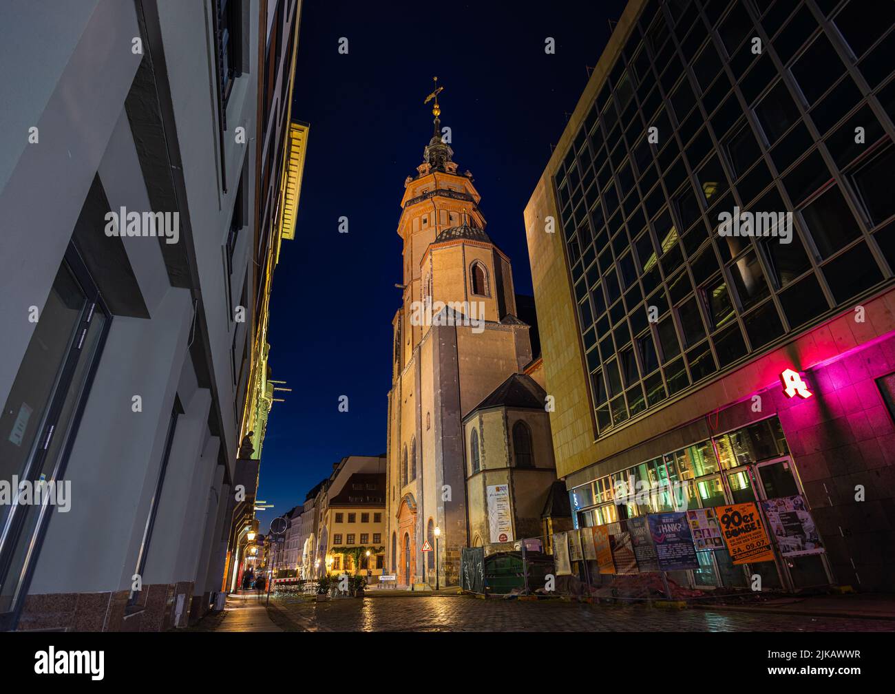 Leipzig, Germany - July 02, 2022: St. Nicholas Church or Nikolaikirche ...