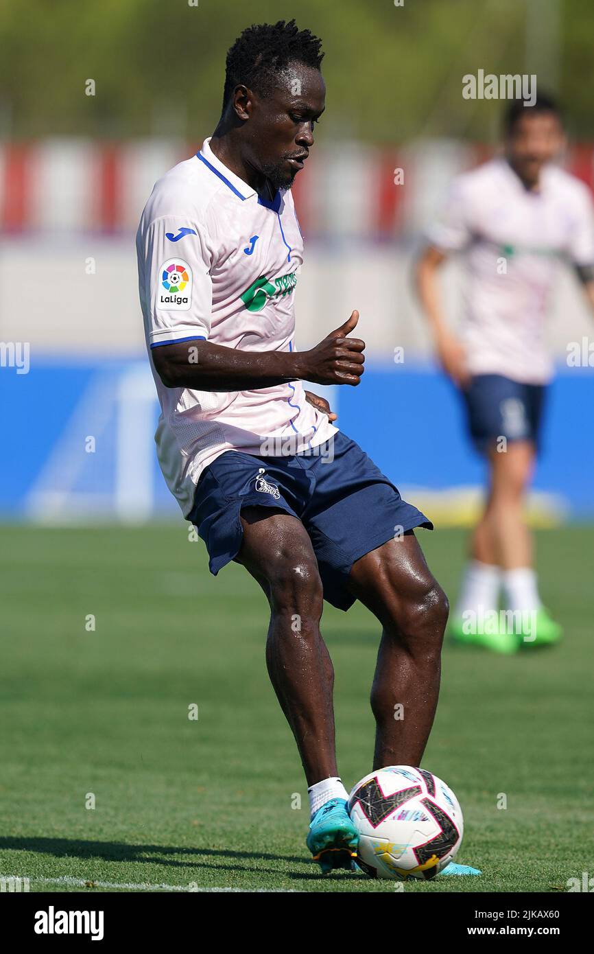 Getafe CF's Djene Dakonam during training session. July 31, 2022.(Photo ...