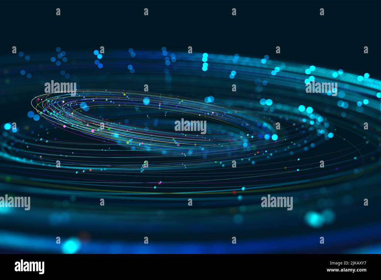 Big data concept. Data analytics, corporate logistics, business ...