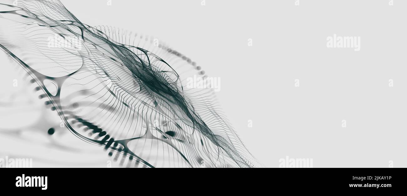 Abstract neural network 3D illustration. Cyber emotion for business ... Abstract neural network 3D illustration. Cyber emotion for business ...