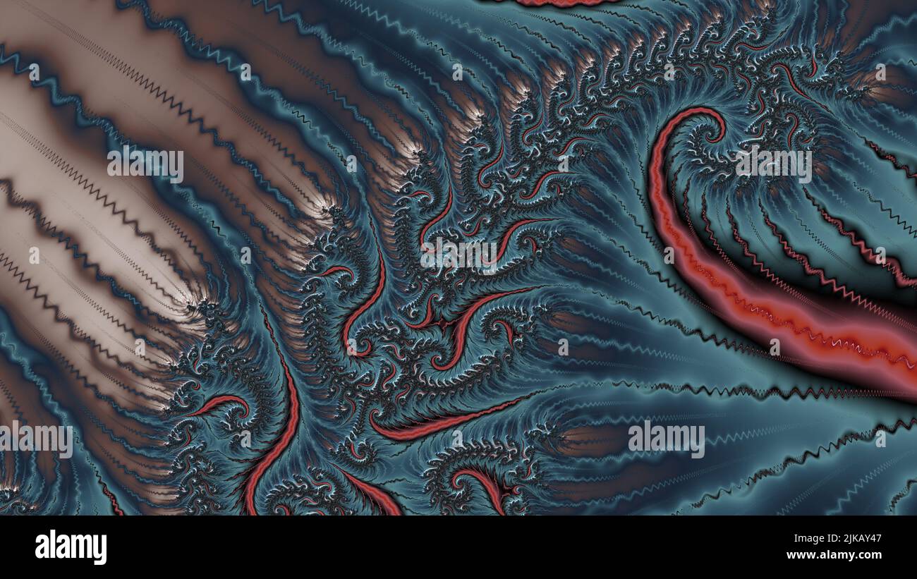 Abstract Computer generated Fractal design. A fractal is a never-ending ...