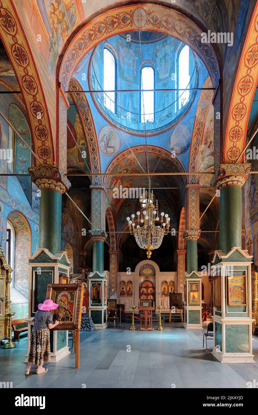 Interior of the Church of St. Nicholas in Batumi Georgia Stock Photo ...