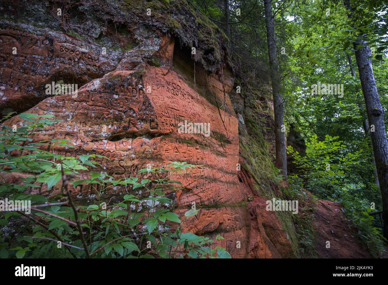 Red Cliffs, which are named after the red sandstone, is a mysterious ...