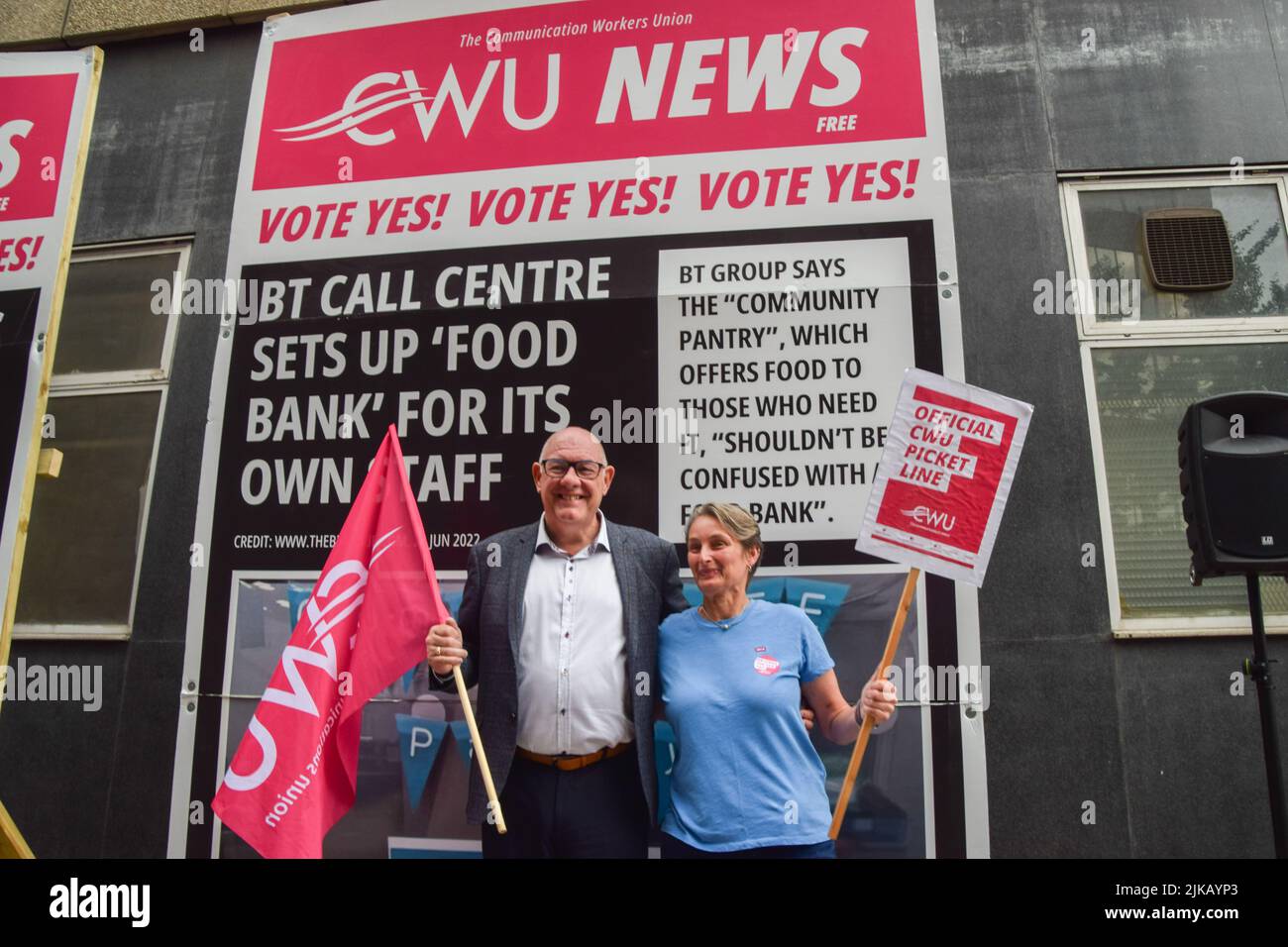 Cwu picket hi-res stock photography and images - Alamy