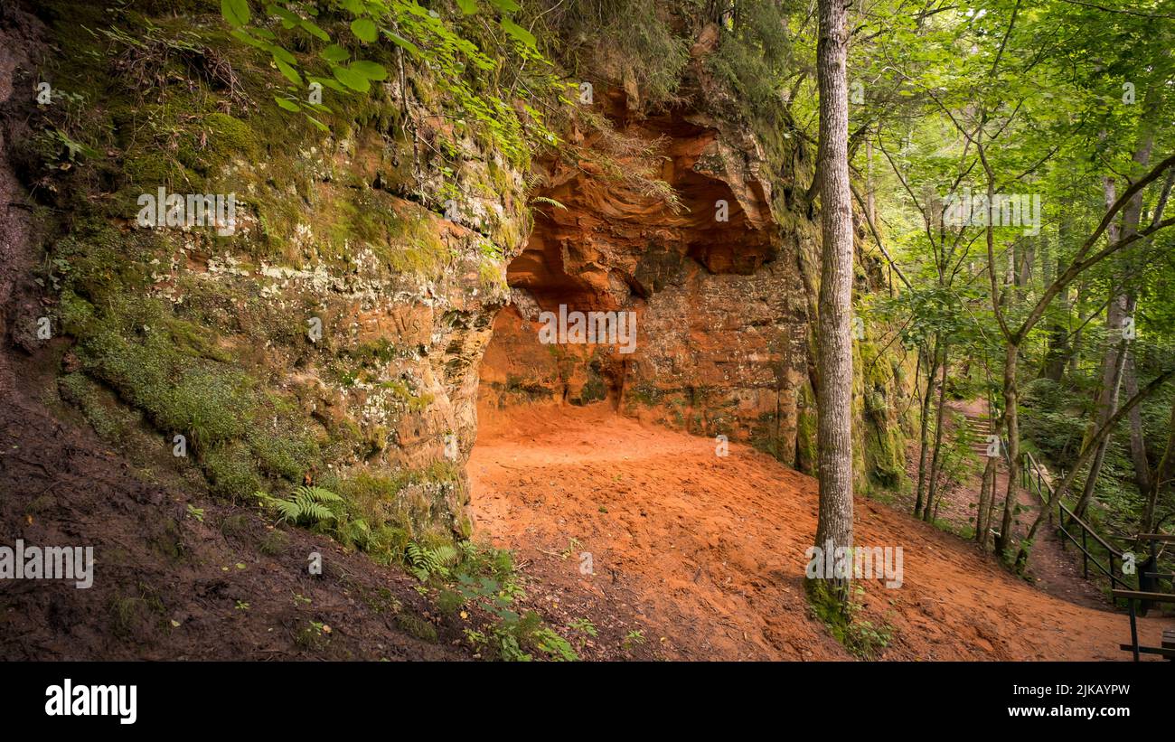 Red Cliffs, which are named after the red sandstone, is a mysterious ...