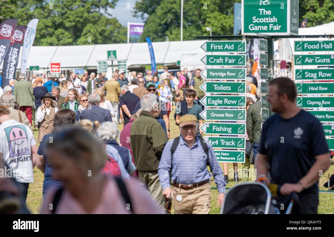 The GWCT Scottish Game Fair 2022, Scone Palace, Perthshire Stock Photo ...