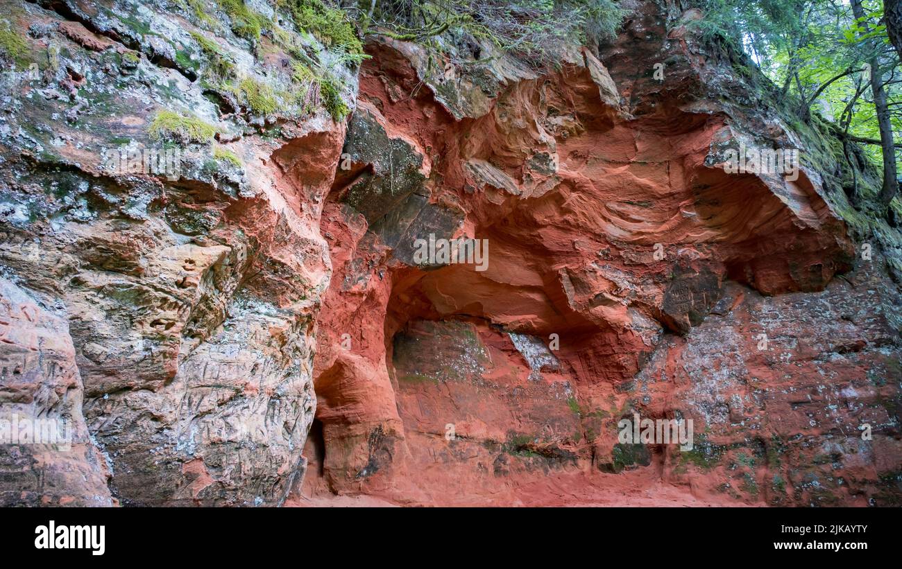 Red Cliffs, which are named after the red sandstone, is a mysterious ...