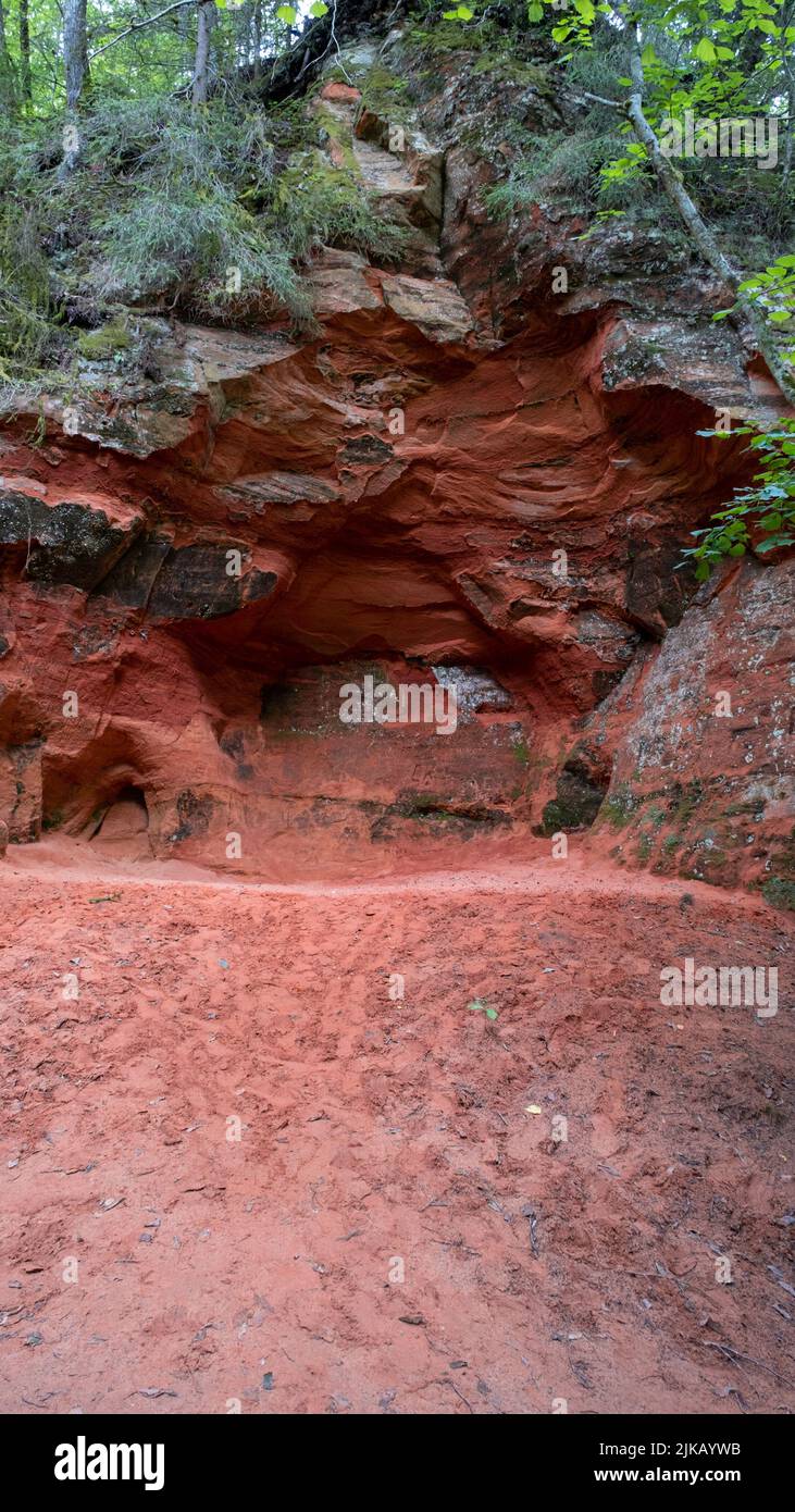 Red Cliffs, which are named after the red sandstone, is a mysterious ...