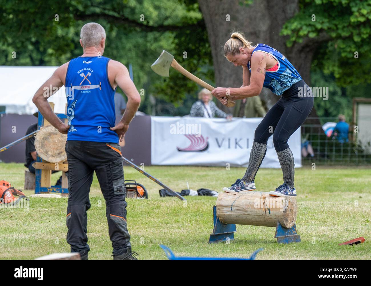 Clywd Axemen at The GWCT Scottish Game Fair 2022, Scone Palace ...