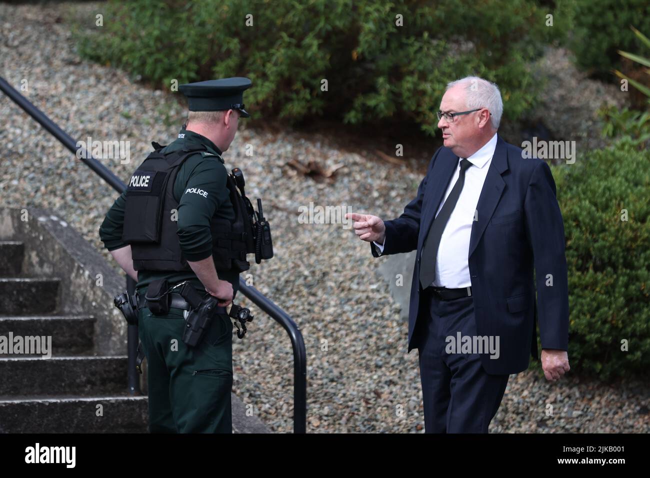 Uup leader david trimble hi-res stock photography and images - Alamy