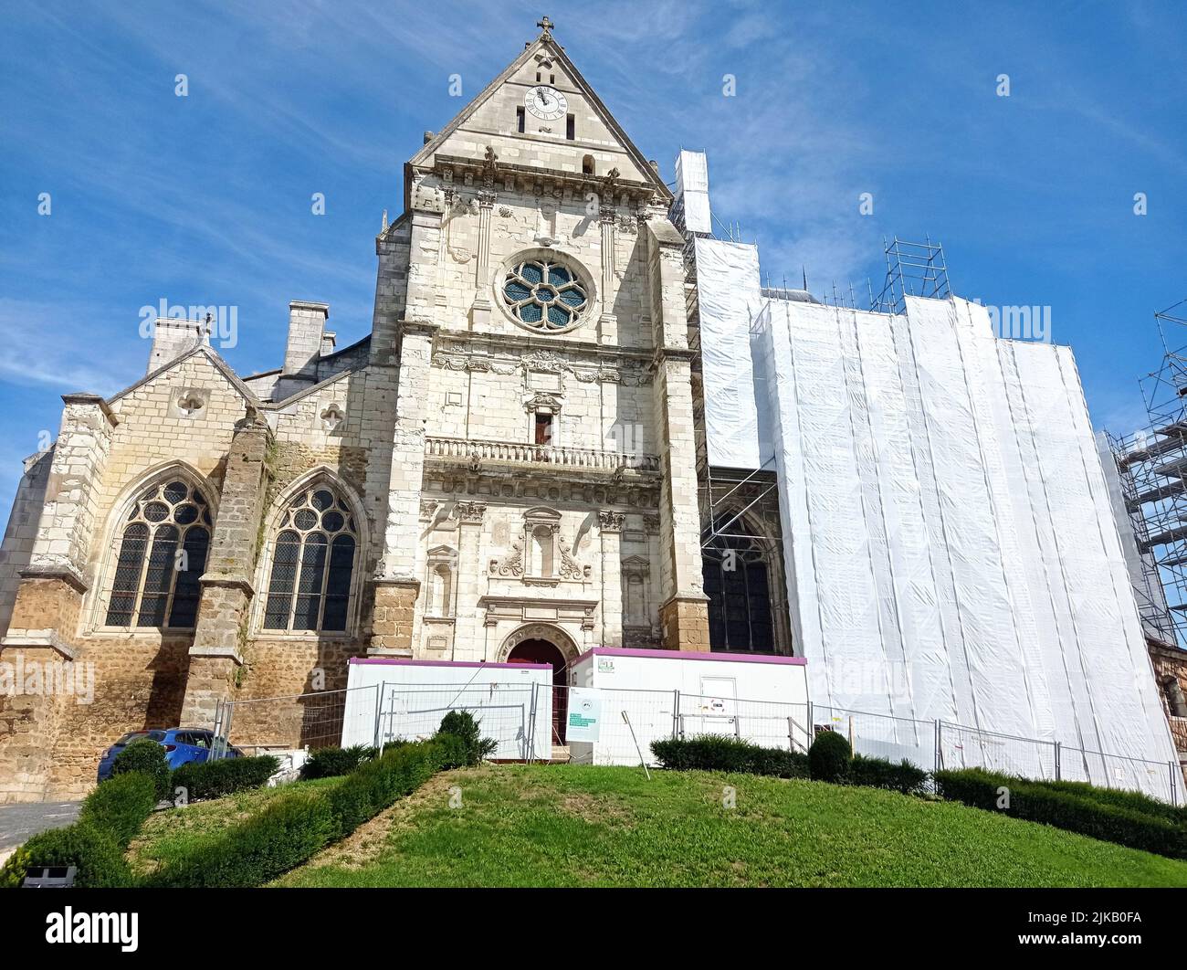 Église Saint Florentin,Yonne,France Stock Photo - Alamy