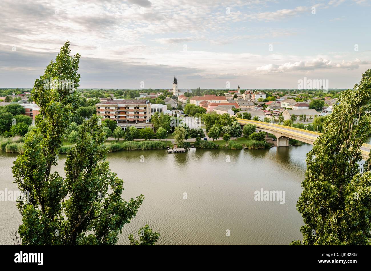 Srbobran is a town in Serbia. A panoramic view of the town of Srbobran ...