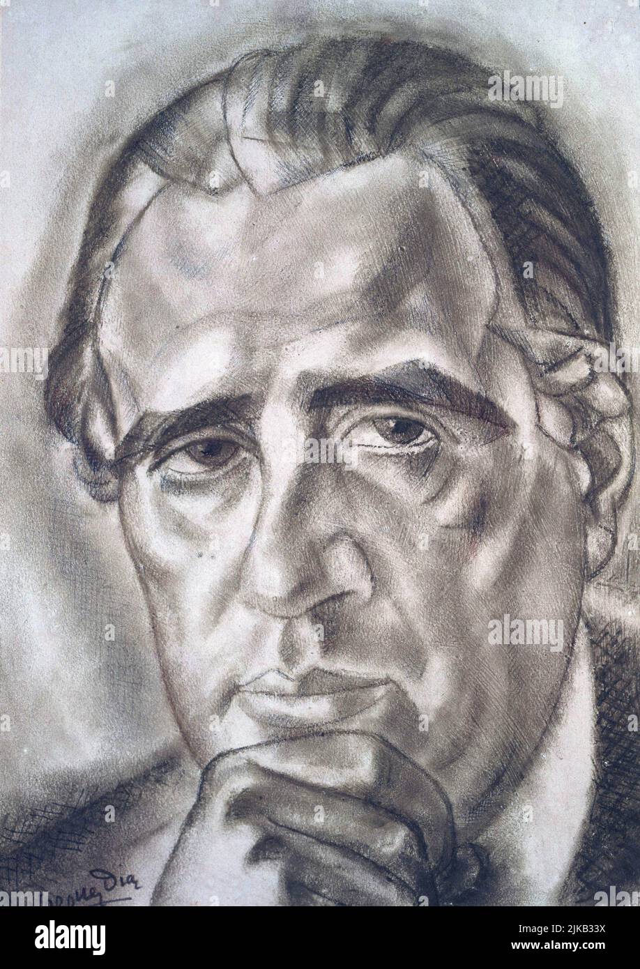 EUGENIO D'ORS. ESCRITOR ESPAÑOL .BARCELONA 1831 - 1954. DIBUJO DE ...