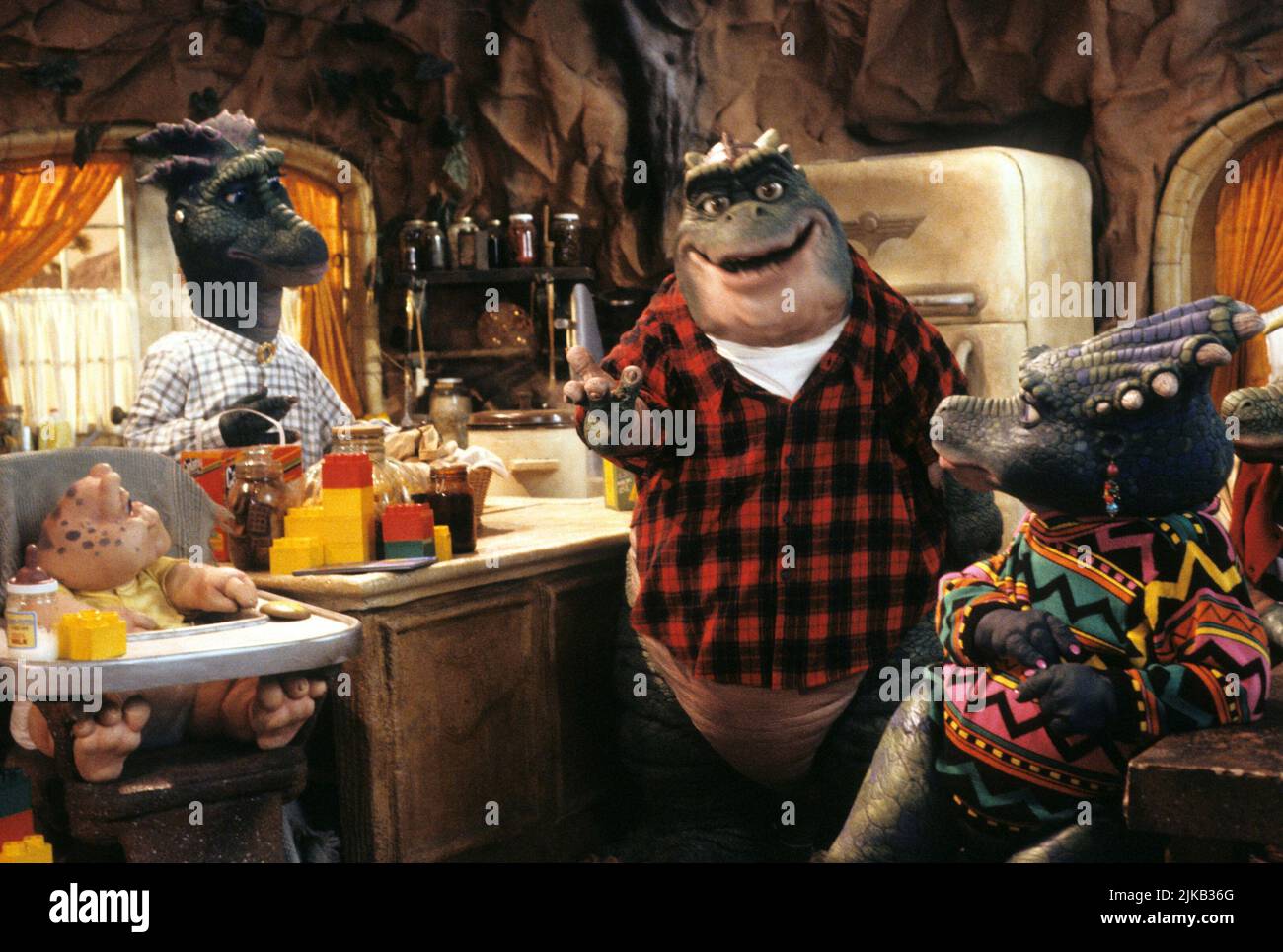 DINOSAURS (1991), directed by TOM TRBOVICH and BRUCE BILSON. Credit ...