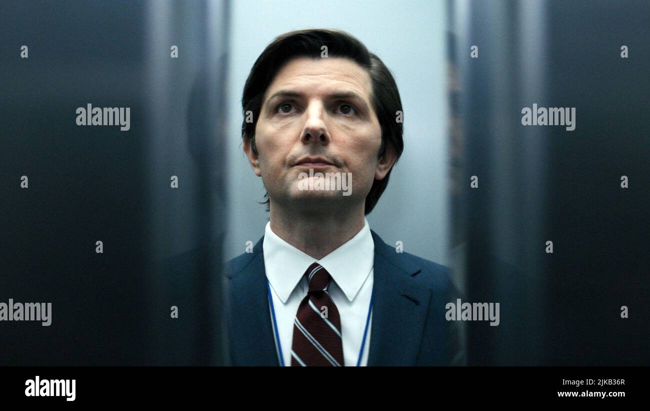 ADAM SCOTT in SEVERANCE (2022), directed by BEN STILLER. Credit ...